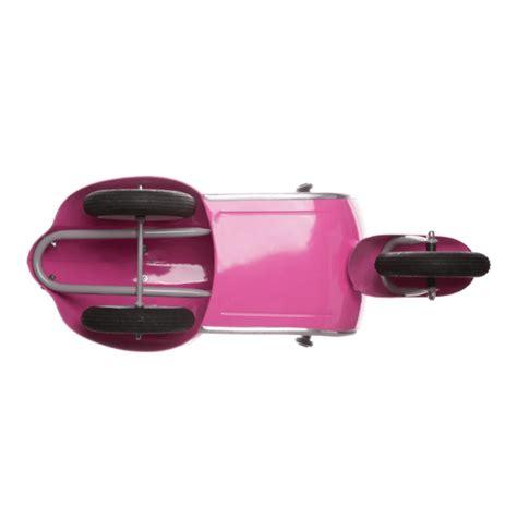 Ambosstoys Primo Classic Pink Ride On Leather Seat — Toypark Australia