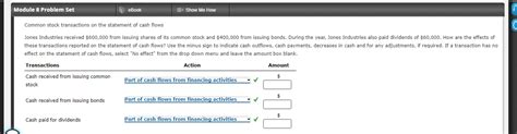Solved Module 8 Problem Set Ebook Show Me How Common Stock