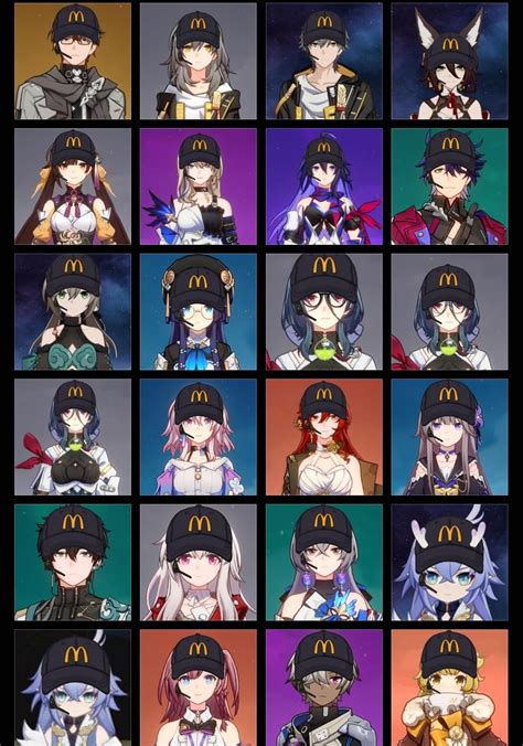 Decided To Bring The Mcdonalds Hat Pfp Meme To Star Rail R