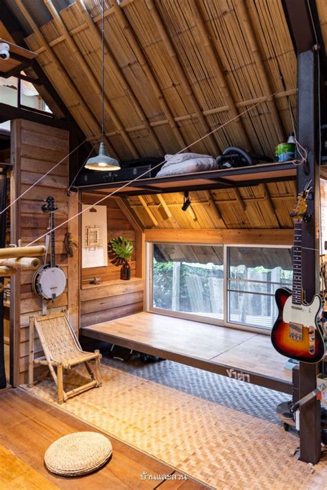 บ้านชนบทชั้นเดียว กลิ่นอายไทยผสมญี่ปุ่น บ้านและสวน