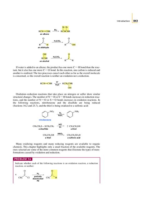 Download Oxidation And Reduction Of Functional Groups Chemical Science
