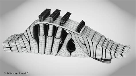 3D Model Cochlea Cross Section VR AR Low Poly CGTrader