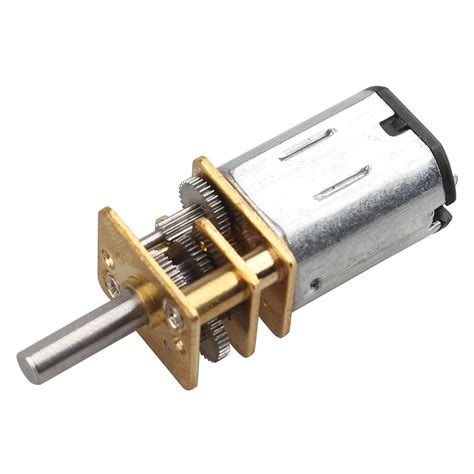 Haljia 100rpm Metal Mini Dc 6v Ga12 N20 Speed Reduce Gearbox Gearwheel