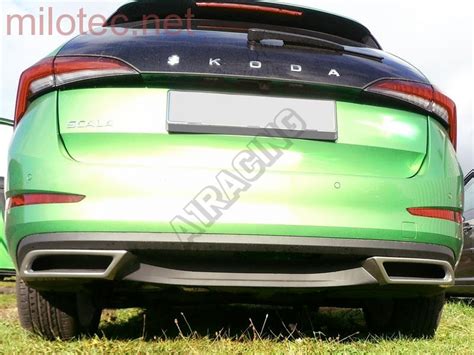 Dummy Koncovky Výfuku Alu Brush Škoda Scala Sportovniautodoplnkycz