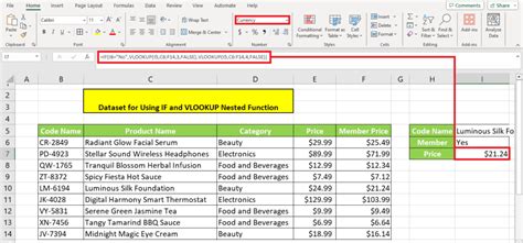 How To Use If And Vlookup Nested Functions In Excel Examples Pc Guide