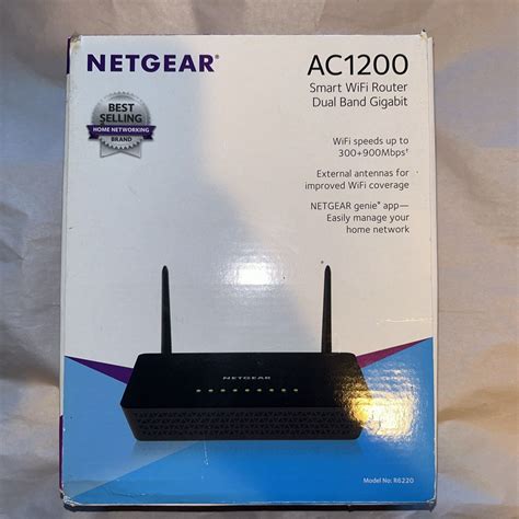 Used Netgear Ac1200 Smart Wifi Router Model R6220 Unopened Ubb Threads