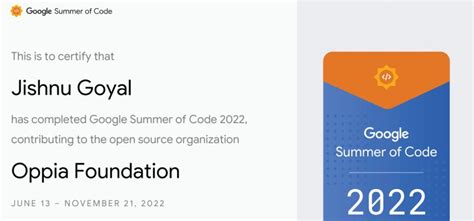 Jishnu Goyal On Linkedin Opensource Gsoc Opensource Android