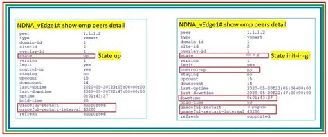 Networks Baseline ☑ On Linkedin Cisco Viptela Sdwan Omp Graceful