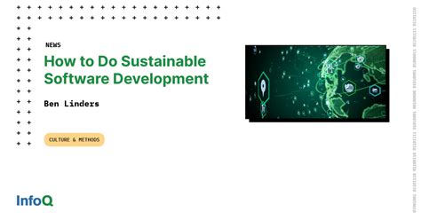 How To Do Sustainable Software Development Infoq