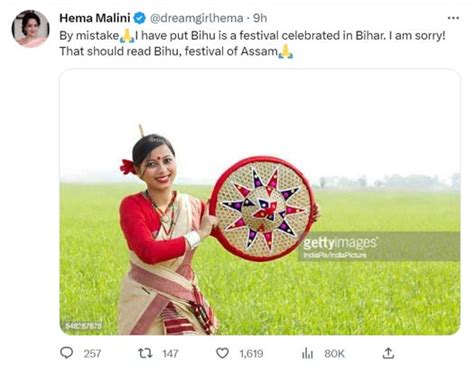 Hema Malini Apologises After Getting Trolled For Calling ‘bihu A Bihar