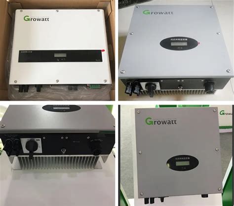 Growatt Solar 220v On Grid Inverter 3kw 4kw 5kw 6kw Pv Inverter Single