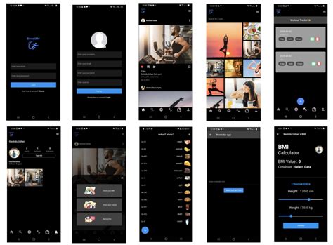 Flutter Fitness And Mental Health Tracking App