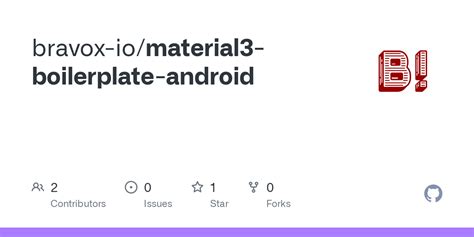 Github Bravox Iomaterial3 Boilerplate Android