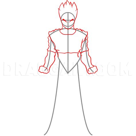How To Draw Gohan Drawing Step By Step By Dawn Dragoart