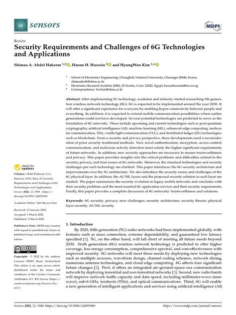Sensors 22 01969 V2 Pdf Computer Network Security