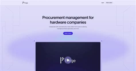 Forge Procurement Software For Hardware Companies