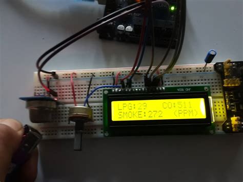 mq 2 gas sensor with arduino and lcd ee diary