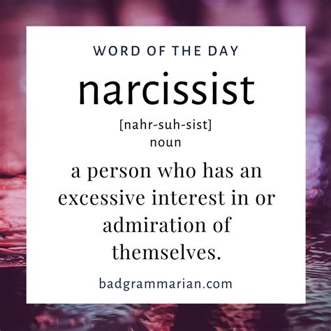 Meaning Of The Word Narcissistic Personality at Emma Wilhelm blog