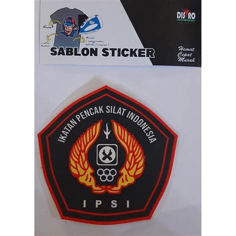 Jual Stiker Sablon Logo Ipsi Shopee Indonesia