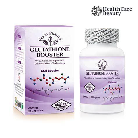 Vesco Pharma Glutathione Booster Capsules Skin Whitening