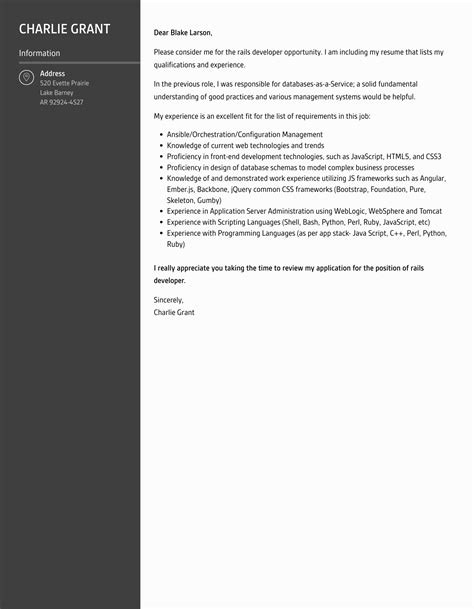 rails developer cover letter velvet jobs