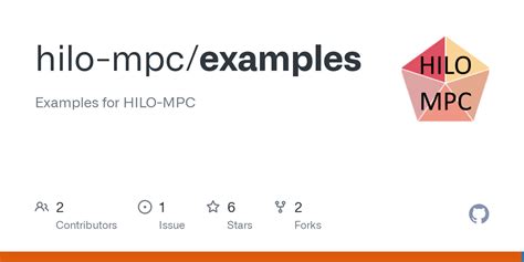 Github Hilo Mpcexamples Examples For Hilo Mpc