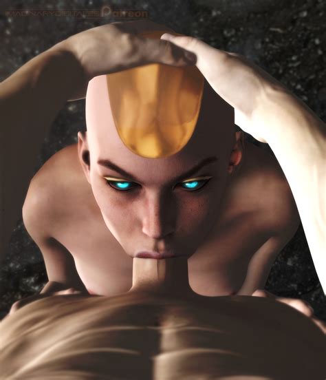 Rule 34 3d Angry Bald Blue Eyes Deepthroat Defeated Eye Contact Goddess Hand On Head Head Grab