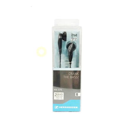 SENNHEISER MX375 BLACK IN-EAR EARPHONE – Octagon Computer Superstore
