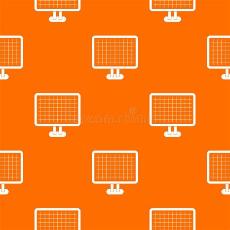 computer monitor pattern seamless stock vector illustration of