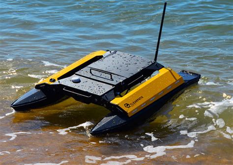 Heron Usv With Automated Water Sampler