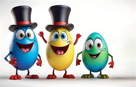 Download Easter Egg Top Hat Smiling Royalty Free Stock Illustration