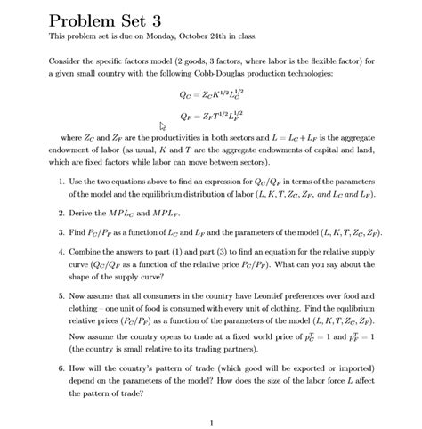 solved problem set 3 this problem set is due on monday