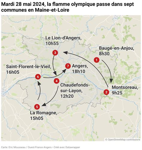 Où passera la flamme olympique en Pays de la Loire