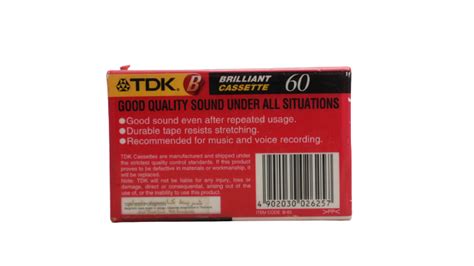 Tdk B 60 Audio Cassette Tape Retro Hunts