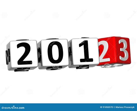 3d 2013 button click here block text stock illustration illustration