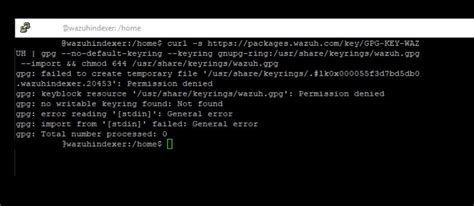 Wazuh Indexer Installation Ubuntu 2204 Install Gpg Key Issues R