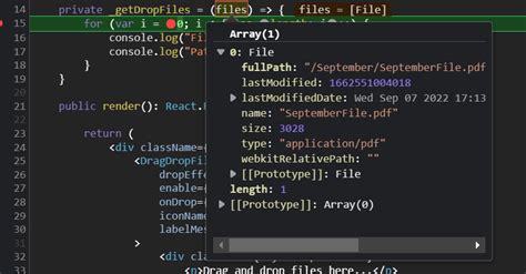 Dragdropfiles Fullpath Object Returned Empty In Ondrop Method · Issue 1304 · Pnpsp Dev Fx