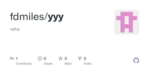 GitHub Fdmiles Yyy Uyfuy