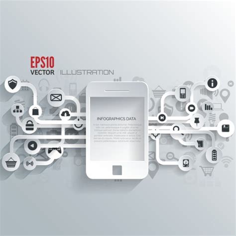 Cloud Computing Background With Web Icons Social Vector Image