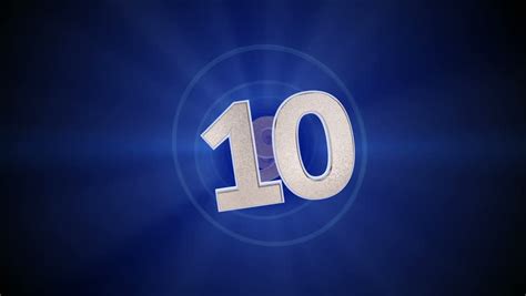 Countdown 10 To 1 Stock Footage Video 100 Royalty Free 5174783
