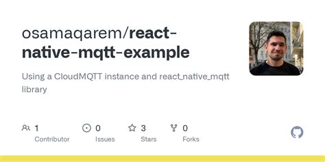 github osamaqarem react native mqtt example using a cloudmqtt