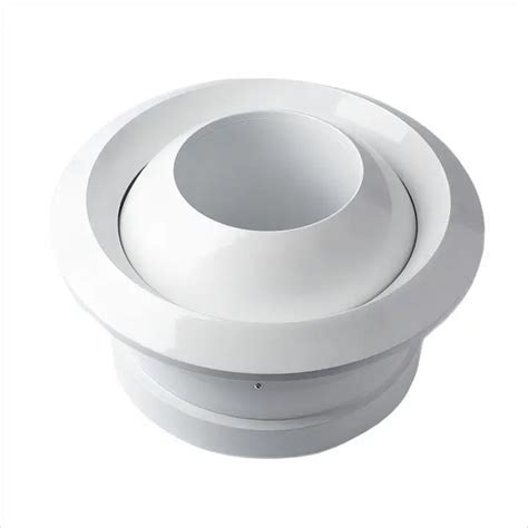 Aluminum Jet Diffusers Round Ball Spout Air Nozzle Diffuser For Hvac