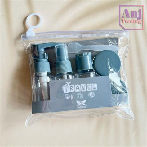 Travel Kit Bottles Leak Proof Toiletry Containers Set Clear Pet