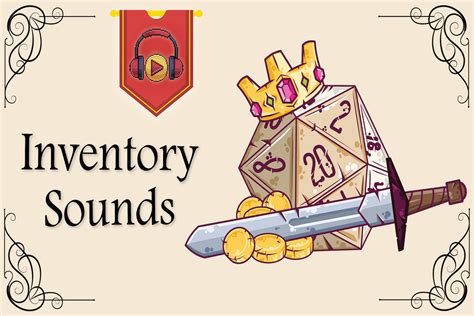 Rpg Inventory Sounds Audio Sound Fx Unity Asset Store