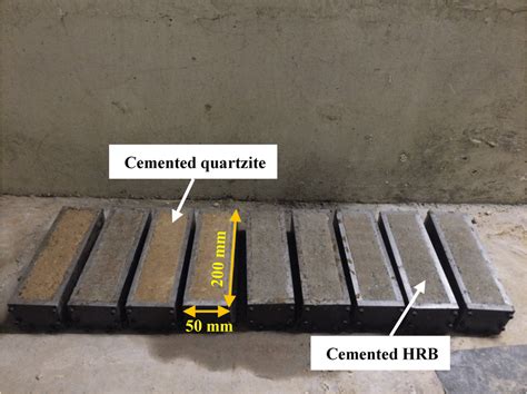 Compacted Cemented Granular Material Cgm Beam Specimens In