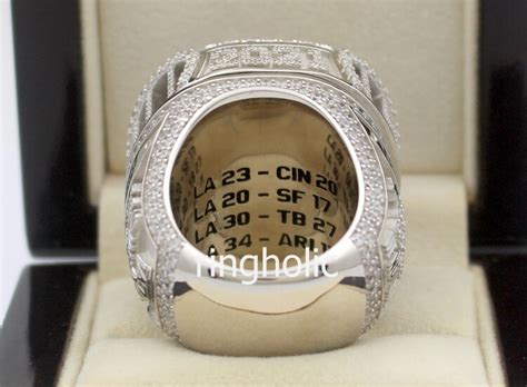 Los Angeles Rams 2021 Super Bowl Lv Football Ring Replica
