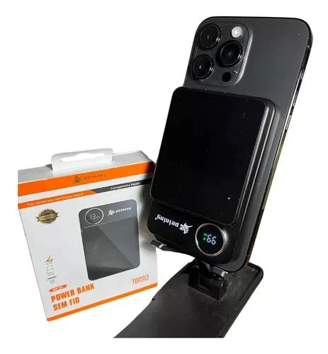 Power Bank Sem Fio Peining 22w 10000mah Magnético Indução Frete grátis