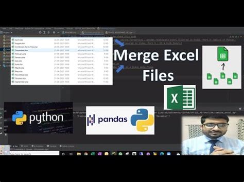 Combine Merge Different Excel Files Own Program Python And Pandas Part A YouTube