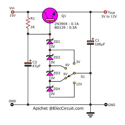 3 multi voltage power supply circuit