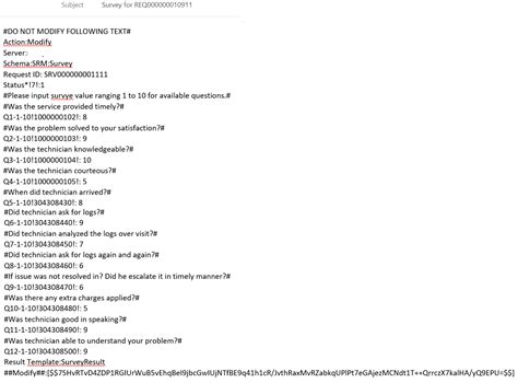 Bmc Remedy Srm Survey Fill Survey By Email Blogs And Documents Bmc Community